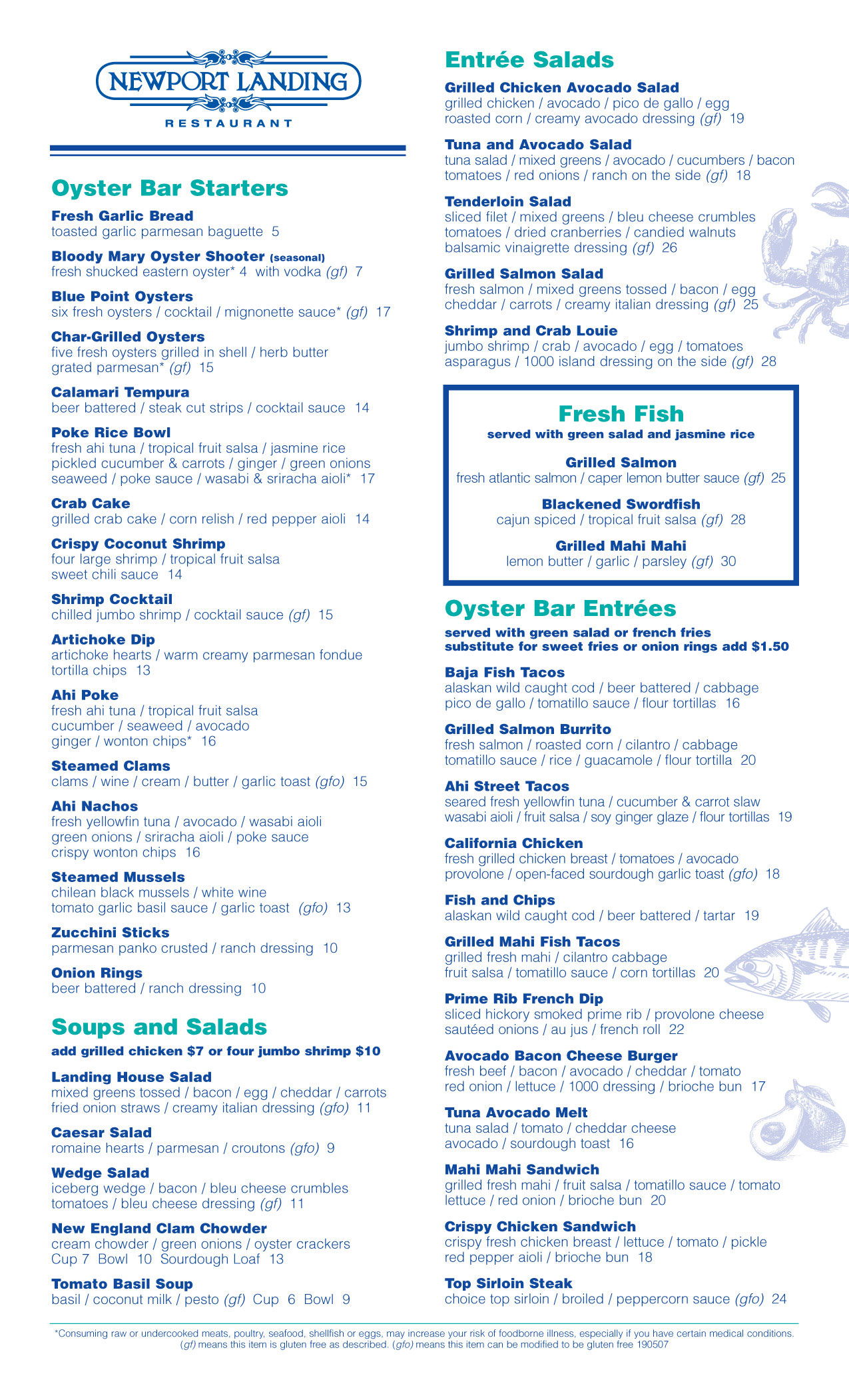 Oyster Bar - Newport Landing Restaurant